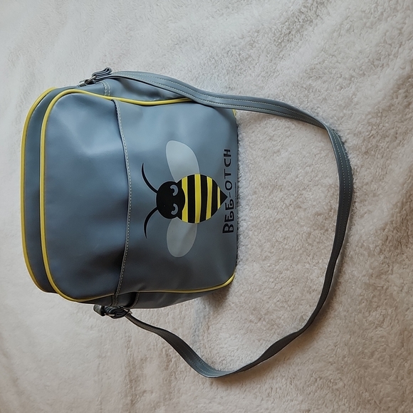 evilkid productions | Bags | Beeotch 9s Vintage Purse Blue With Yellow ...